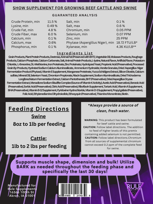 BARK – RuleSupplements